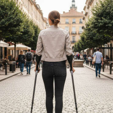 Cómo andar con muletas paso a paso - Blog de Ortopedia Mimas